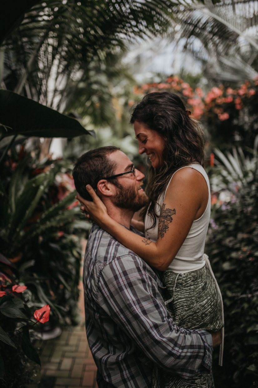 Alexandra & Josh Engagement Session Biltmore Gardens Greenhouse ...