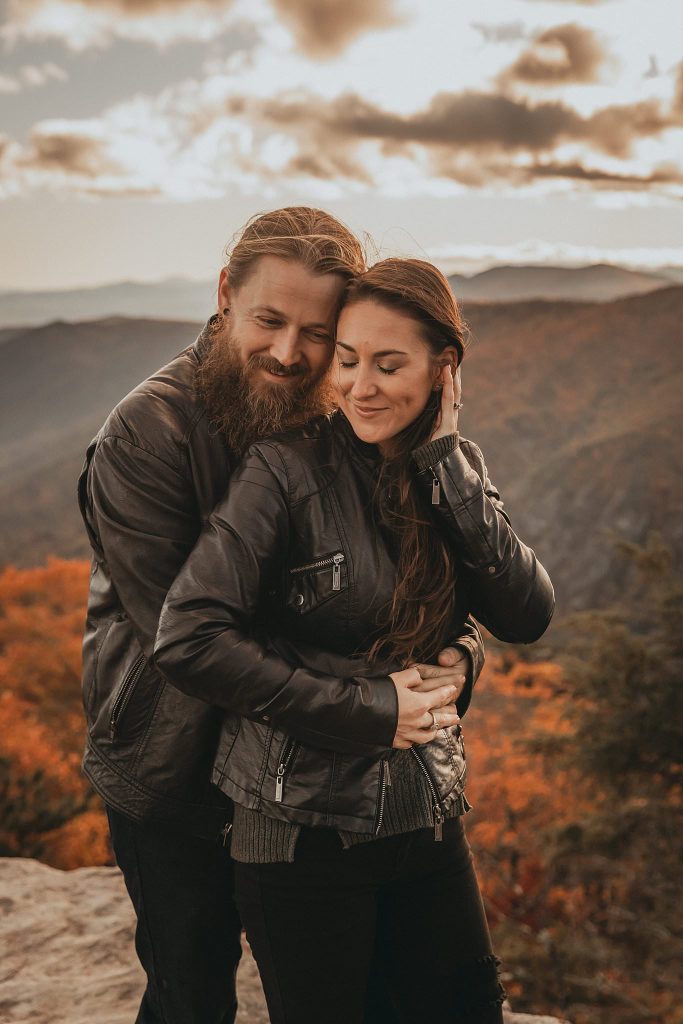 Holly and Brandon's Linville Gorge Adventure Session