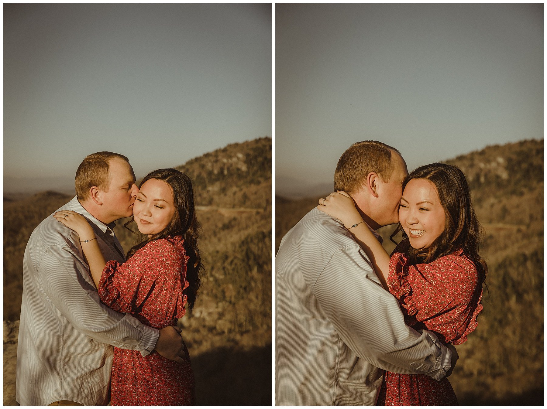 Hallie and Baker- Epic Blue Ridge Parkway Engagement Session